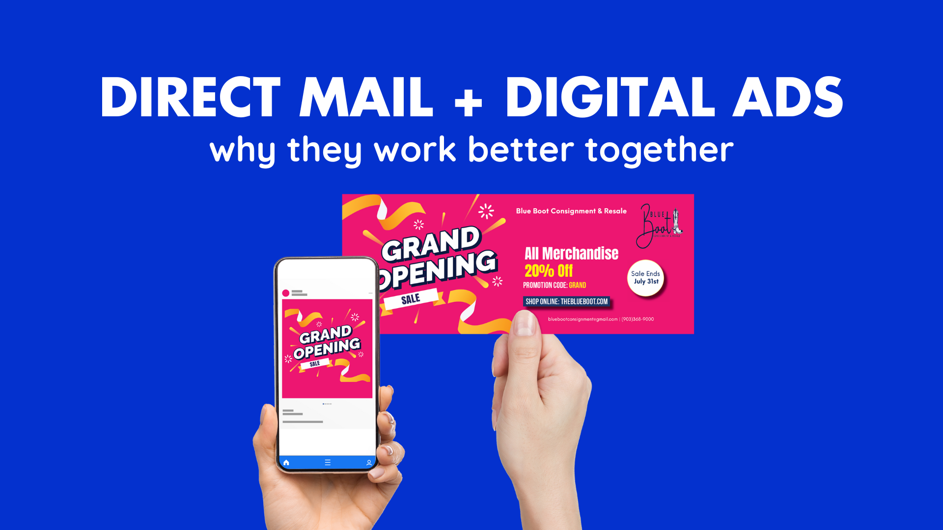 Why Direct Mail and Digital Ads Work Better Together